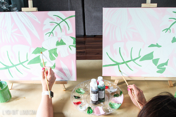 A Paint and Sip Girls Night In! - Lydi Out Loud